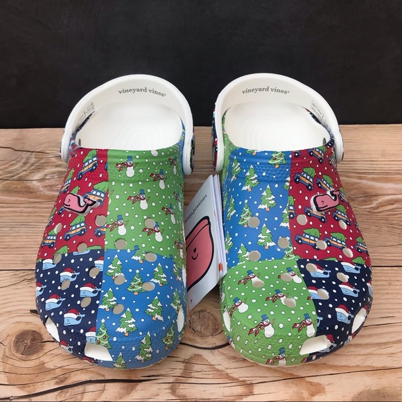 CROCS | Shoes | Crocs Classic Vineyard Vines Holiday Clog | Poshmark